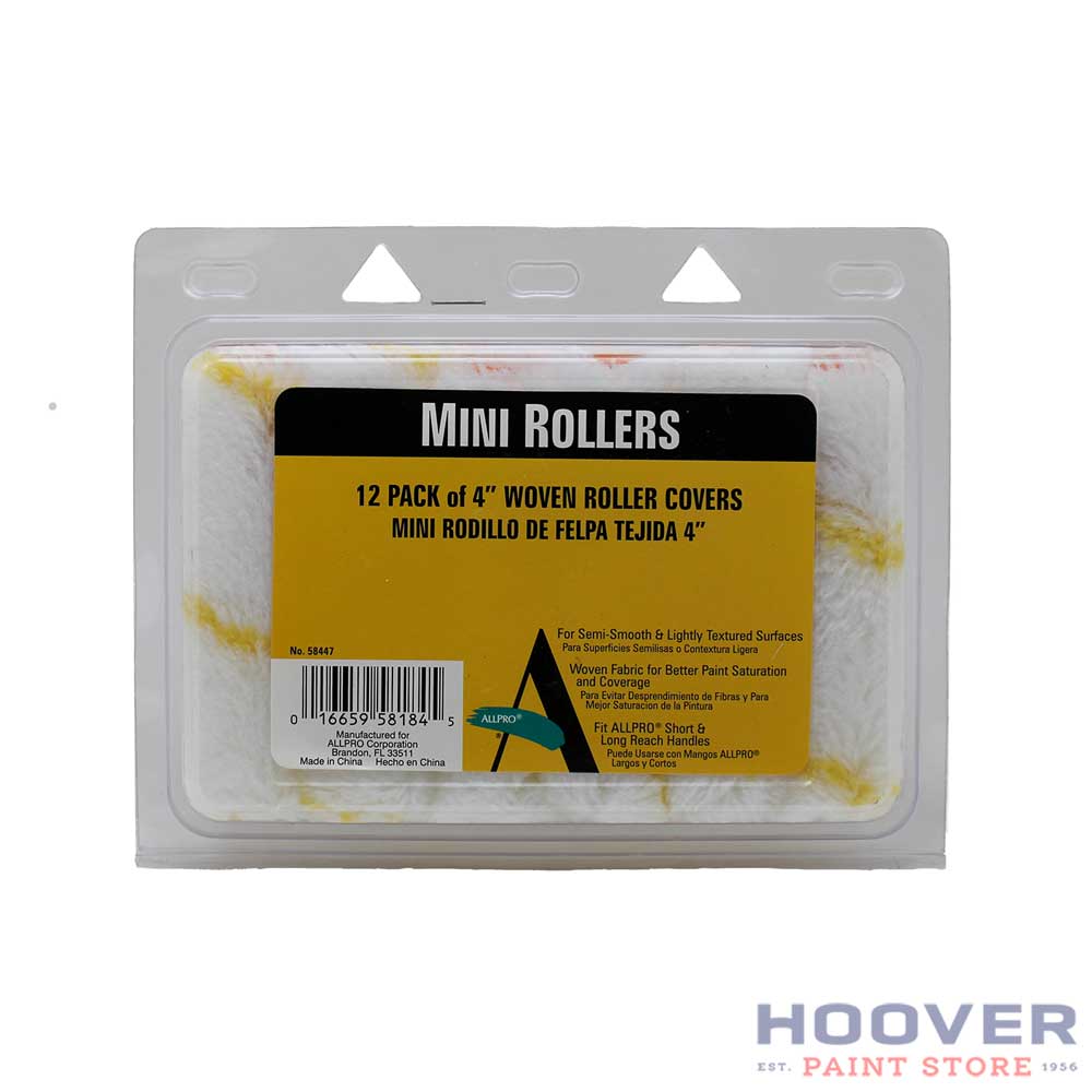 Yellow Stripe Mini Roller Covers – Hoover Paint