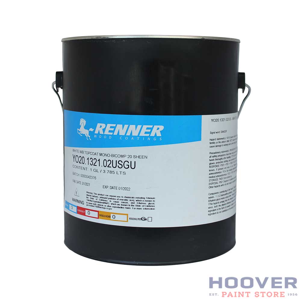 Renner 2k White Top Coat YOxx.1321.02US – Hoover Paint